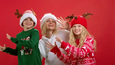 Cheerful Friendly Smiling Family Mother ... | Stock Video | Pond5