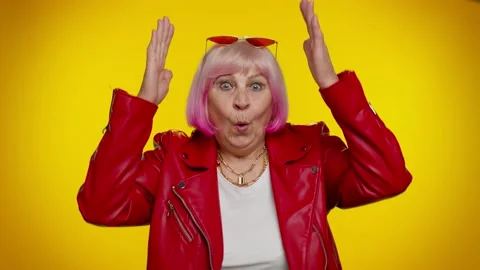 Granny Playing Up Stock Videos – Royalty-Free HD & 4K Videos