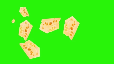 Cheese slices animation graphic source e... | Stock Video | Pond5