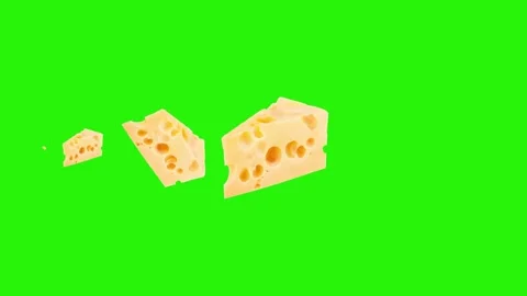 Cheese slices animation graphic source e... | Stock Video | Pond5
