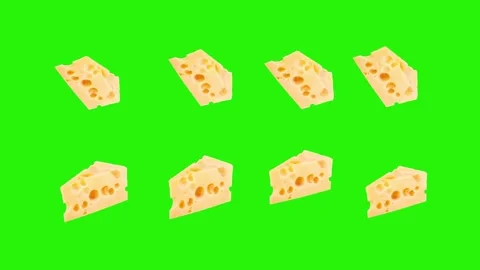 Cheese slices animation graphic source e... | Stock Video | Pond5