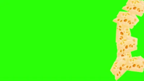 Cheese slices animation graphic source e... | Stock Video | Pond5
