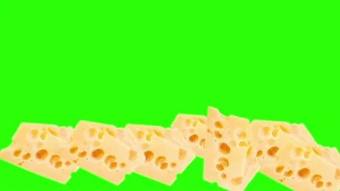 Cheese slices animation graphic source e... | Stock Video | Pond5