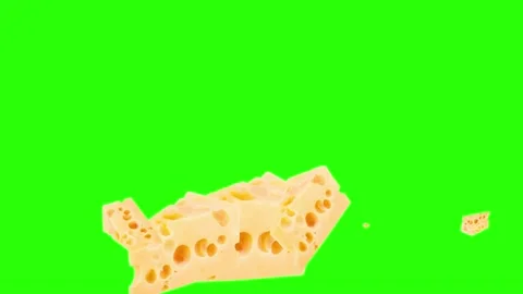 Cheese slices animation graphic source e... | Stock Video | Pond5