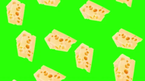 Cheese slices animation graphic source e... | Stock Video | Pond5