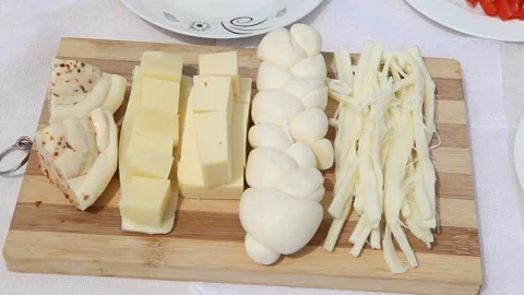 Cheese varieties. Different types of che... | Stock Video | Pond5