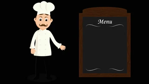 Chef Cartoon Stock Footage ~ Royalty Free Stock Videos | Pond5
