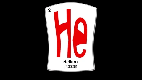 Chemical periodic table style tile - Hel... | Stock Video | Pond5