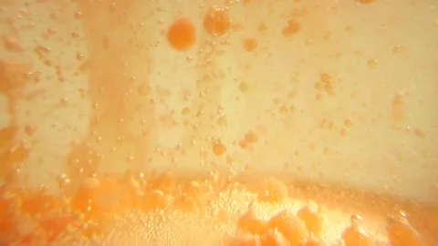 Chemical reaction [lab made lava lamp] | Stock Video | Pond5