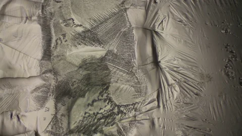 Chemical reaction under microscope | Stock Video | Pond5