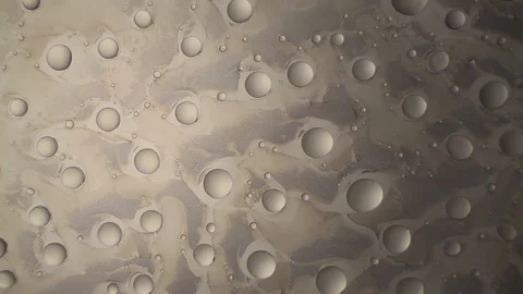 Chemical reaction under microscope | Stock Video | Pond5
