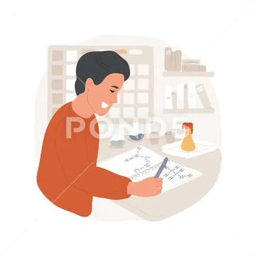 Chemistry isolated cartoon vector illustration.: Royalty Free #221440262