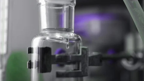 Chemistry laboratory processes. Chemical... | Stock Video | Pond5
