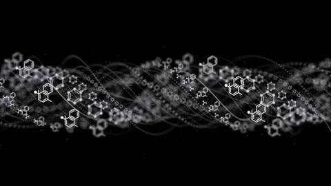 CHEMISTRY, Molecules Animation, Backgrou... | Stock Video | Pond5