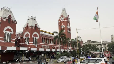 Chennai Central Railway Station Stock Footage ~ Royalty Free Stock ...