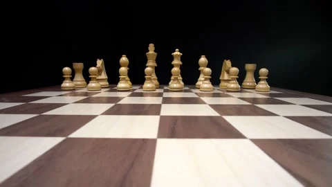 Chess board and chess moves filmed in fr... | Stock Video | Pond5