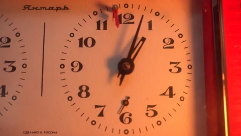 Chess clock running, retro chess clock. ... | Stock Video | Pond5