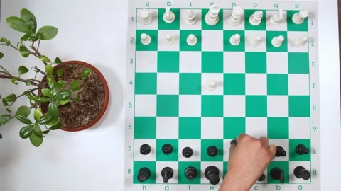 Chess Players Moving And Capturing Chess... | Stock Video | Pond5