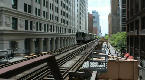 Chicago - El TraIn | Stock Video | Pond5