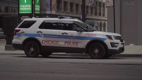 Chicago PD police department vehicle car... | Stock Video | Pond5