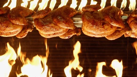 Chicken Rotisserie Stock Footage ~ Royalty Free Stock Videos | Pond5