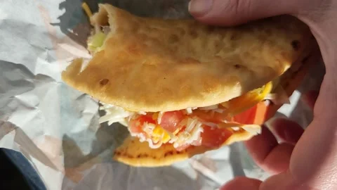 Chicken Taco Fast Food Taco Bell Restaur... | Stock Video | Pond5
