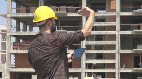 Chief construction worker giving directi... | Stock Video | Pond5