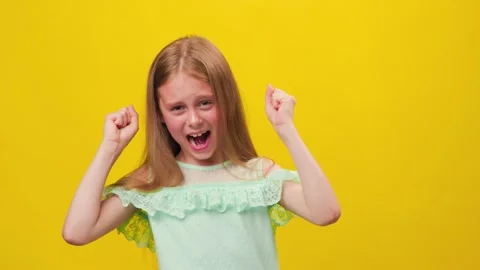 Child anger. portrait of furious little ... | Stock Video | Pond5