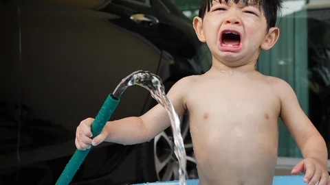 child boy crying angry | Stock Video | Pond5