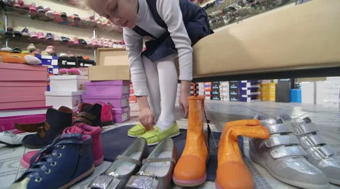 Little Girls Trying On Shoes Stock Videos – Royalty-Free HD & 4K Videos ...
