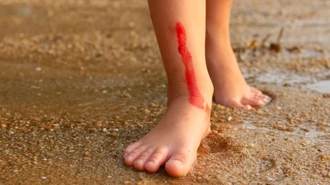 Child Leg Stock Footage ~ Royalty Free Stock Videos | Pond5