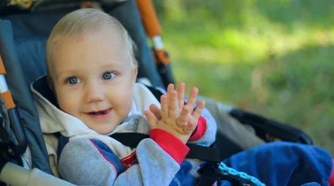 child, little baby kid toddler boy smili... | Stock Video | Pond5