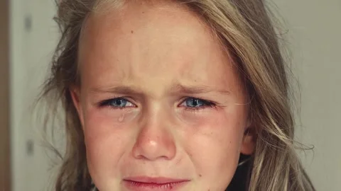 Child little girl cry tears children tod... | Stock Video | Pond5