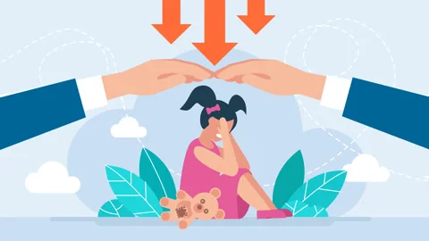 Child protection. Child safety care. Lit... | Stock Video | Pond5