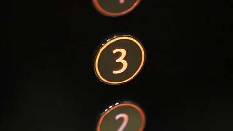 Child pushing button of third floor in m... | Stock Video | Pond5