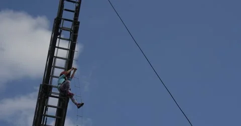 Hanging Climbing Rope Stock Videos – Royalty-Free HD & 4K Videos