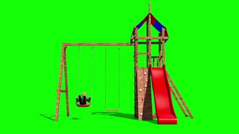 Playground Green Screen Stock Video Footage | Royalty Free Playground ...