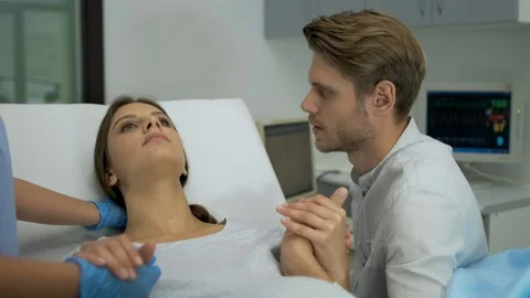 Childbirth, maternity hospital, child bi... | Stock Video | Pond5