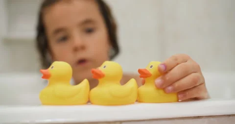 Childhood Happiness Unveiled: Bath Time ... | Stock Video | Pond5