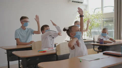children in the classroom at school in m... | Stock Video | Pond5