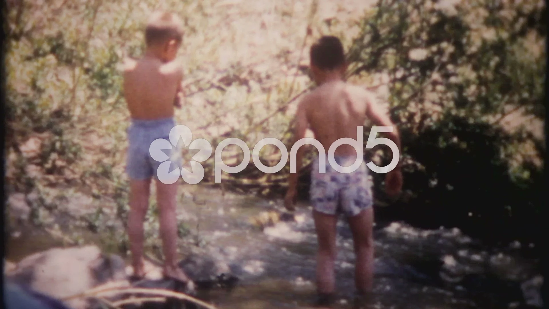 Retro Swimming Hole Kids At Bryant Park Swimming Hole, C. 1927