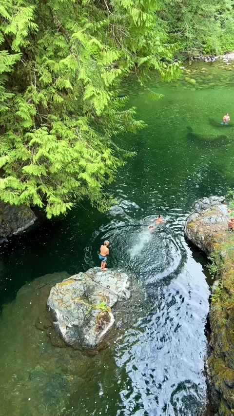 Kids Jump Into Water Stock Video Footage | Royalty Free Kids Jump Into ...
