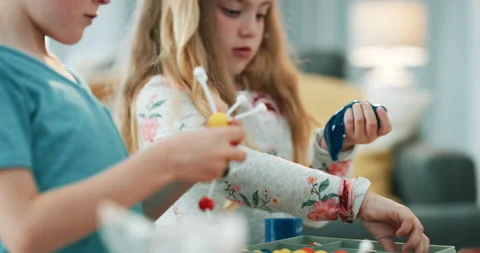 Children learning science with slime, mo... | Stock Video | Pond5