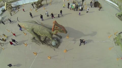 Children with parents walk around by Din... | Stock Video | Pond5