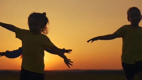 children in the park. a group of baby ch... | Stock Video | Pond5