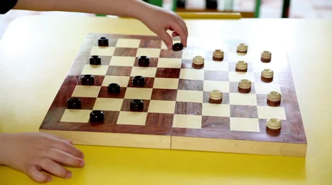 Children Playing Checkers | Stock Video | Pond5