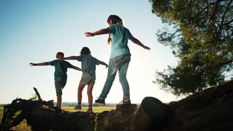 children playing in the park. small chil... | Stock Video | Pond5
