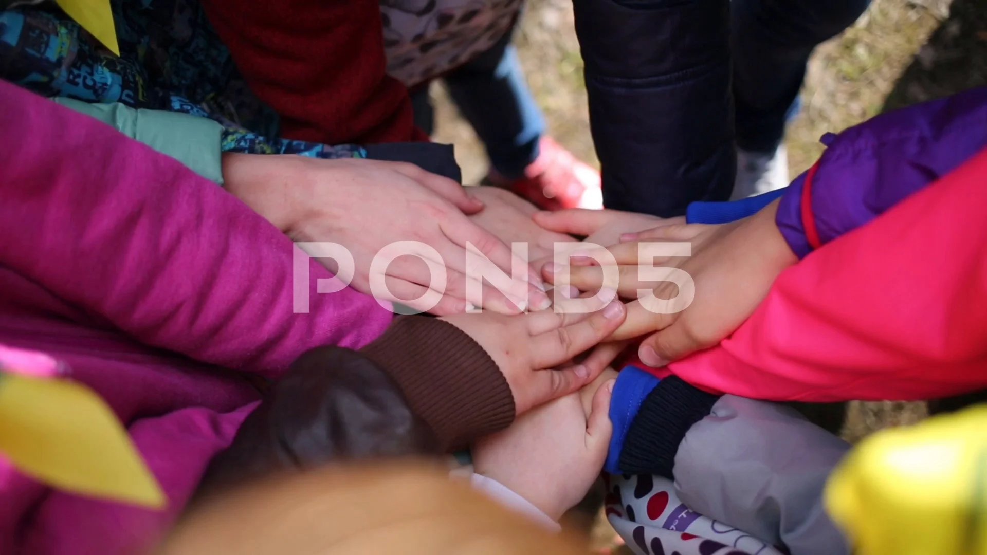 Children Hands Together