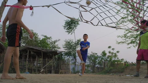 Playing Sepak Takraw Stock Video Footage | Royalty Free Playing Sepak ...