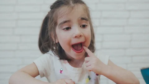 Children in self-isolation. A little gir... | Stock Video | Pond5